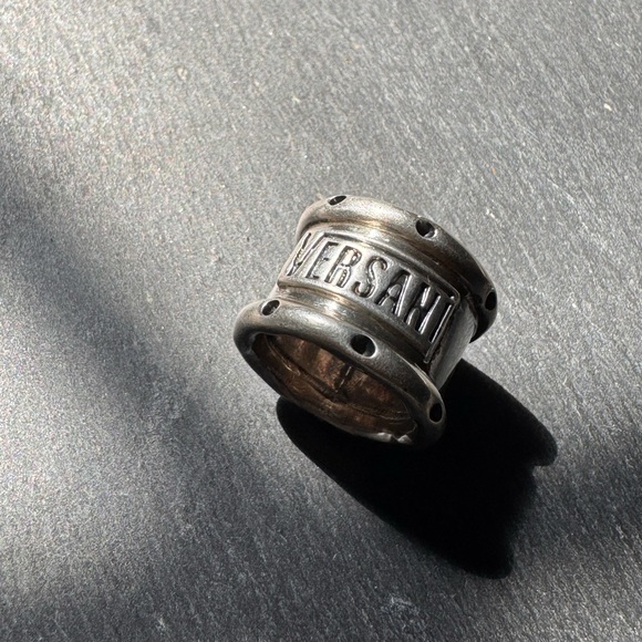 Versani | Accessories | Versani Bold Silver Band Ring | Poshmark